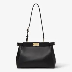 Fendi My Peekaboo Small Black Leather Bag - [black]